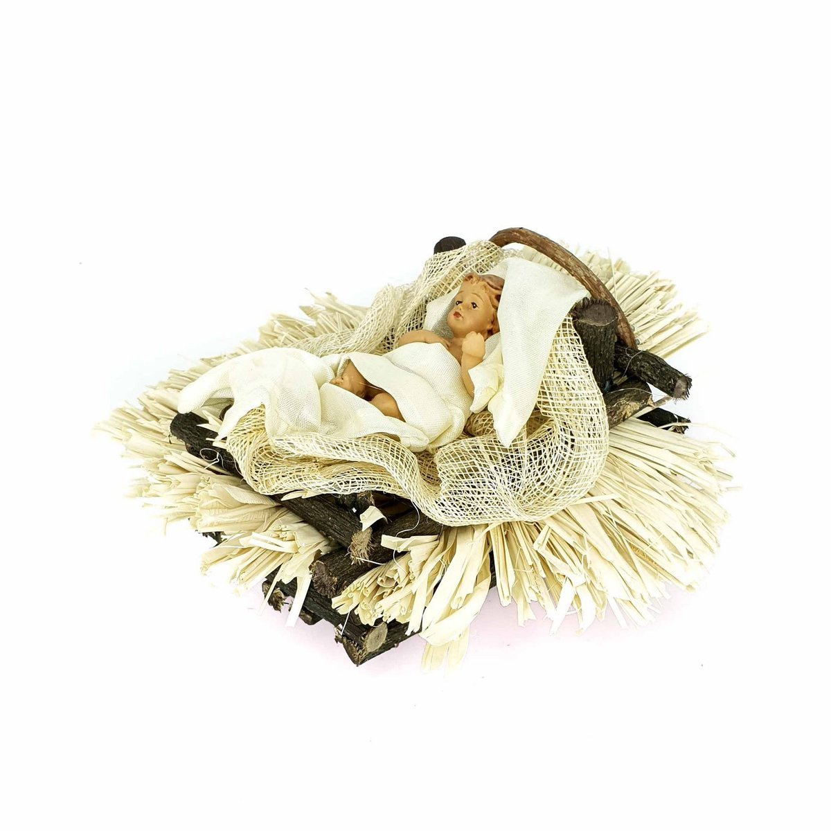 Jezusek w żłóbku Biały | Braterska